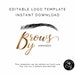 Brows Logo Microblading Logo Makeup Logo Microblading - Etsy