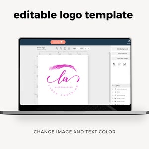 Brows Logo | Microblading Logo | Makeup Logo | Microblading Artist Logo ...