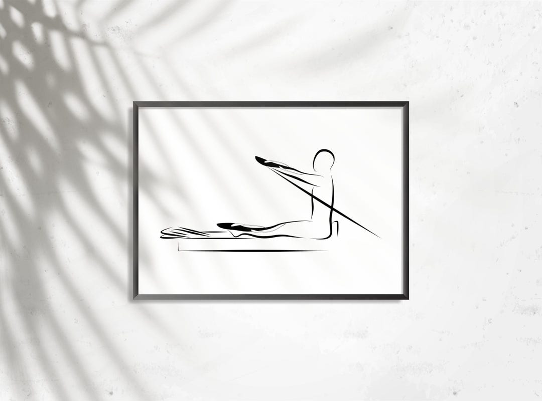 Pilates Poster Pilates Art Print Pilates Studio Decor Pilates Wall ...