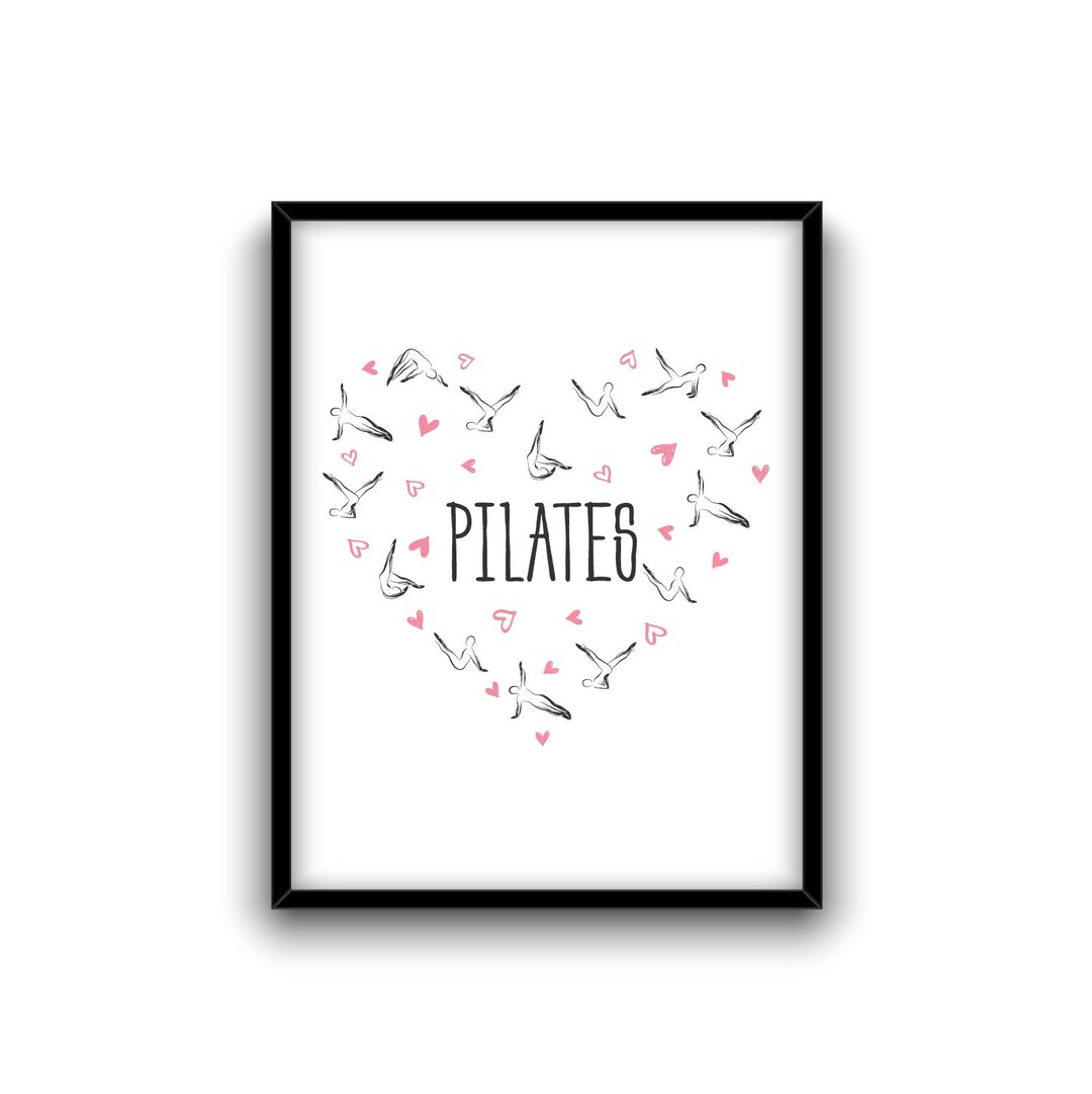 Pilates Poster Pilates Art Print Pilates Studio Decor - Etsy