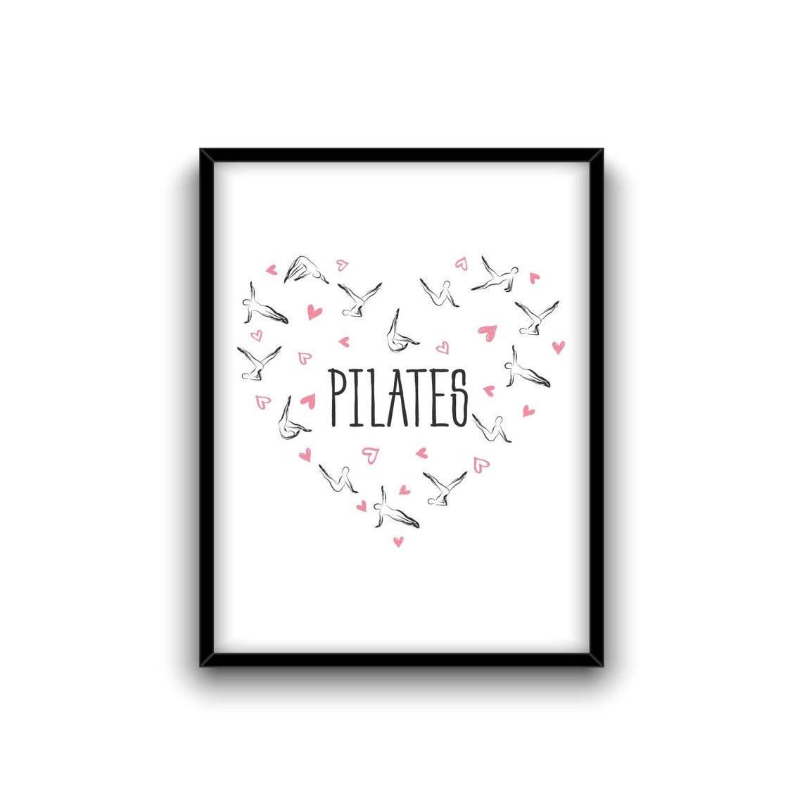 Pilates Poster Pilates Art Print Pilates Studio Decor - Etsy