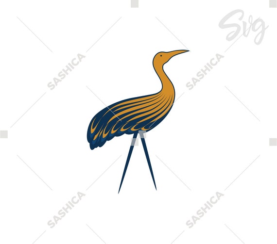 Crane Svg and Png Animal Svg and Png Bird Cutting Design - Etsy