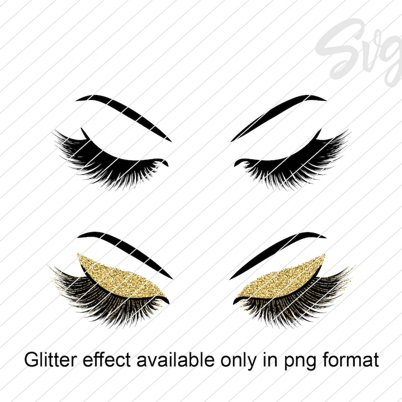 Lashes Svg - Etsy