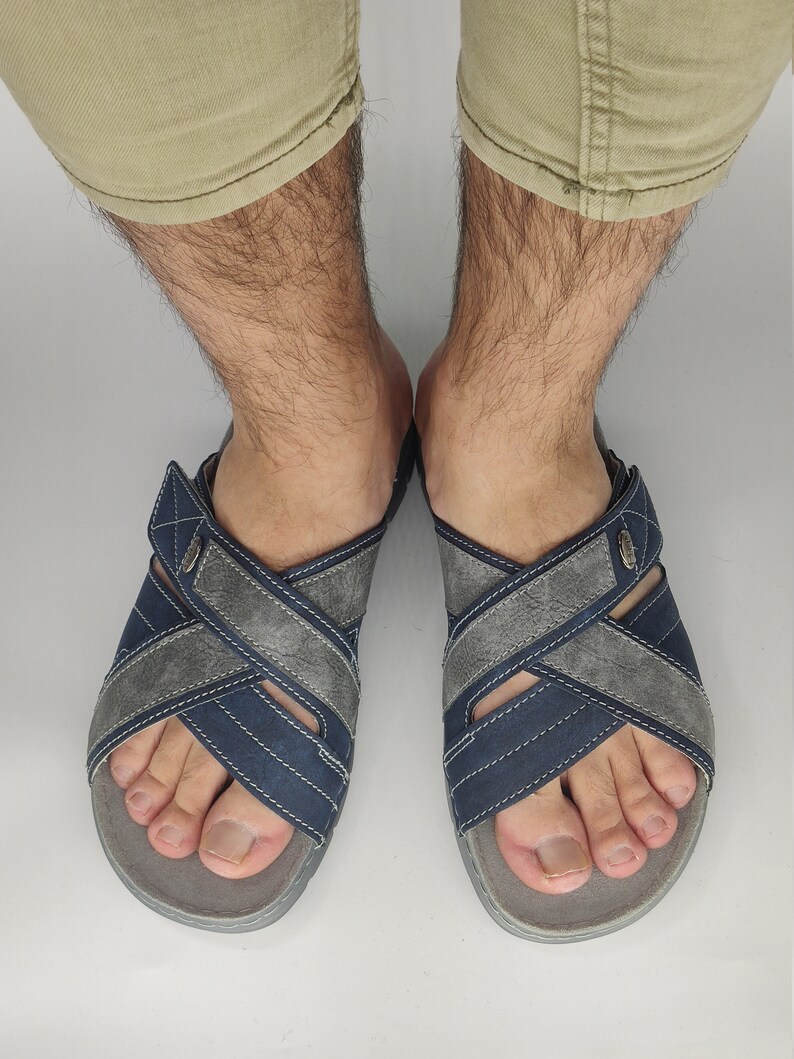 COMFORT-ANATOMIC Slippers Men's'' Greek Handmade - Etsy UK