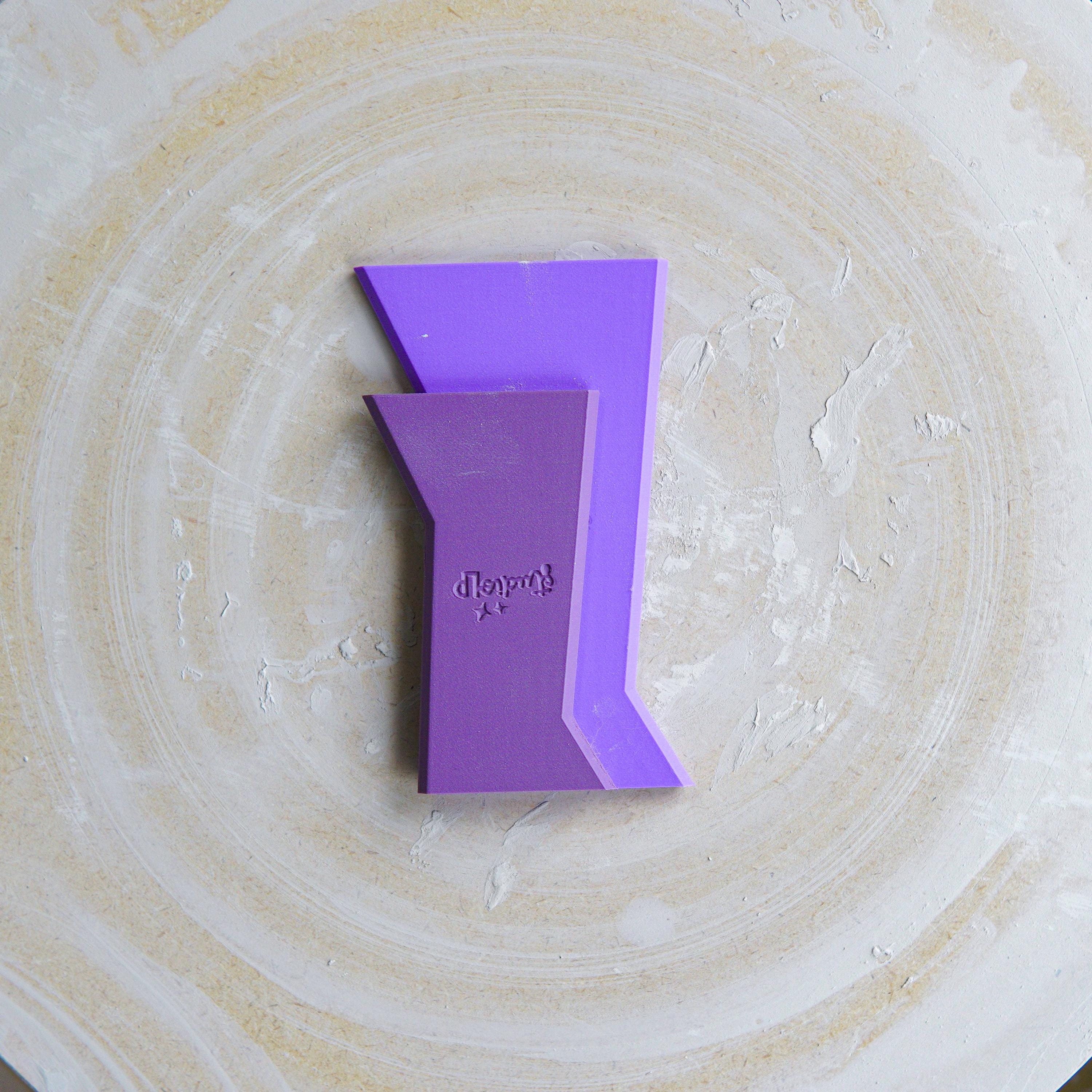 Angled Pottery Profile Rib, Pottery Tools, Rib for Wheel Throwing ...