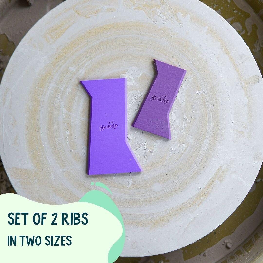 Angled Pottery Profile Rib, Pottery Tools, Rib for Wheel Throwing ...