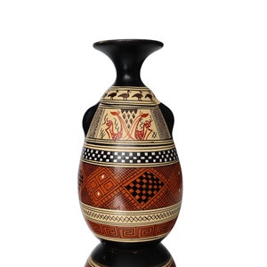 Museum Replica, Hand Painted - Faux Artifact Amphora Vase - Etsy