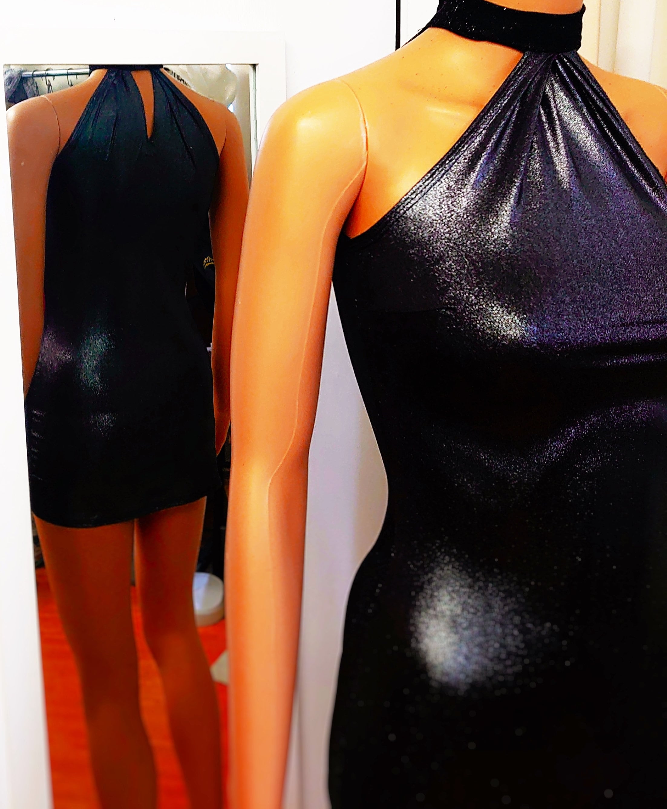 Tina Modeled After Tina Turner's Iconic Dress High Neck, Shoulderless ...