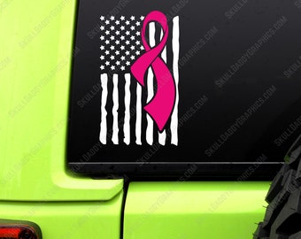 Jeep Cancer Ribbon - Etsy