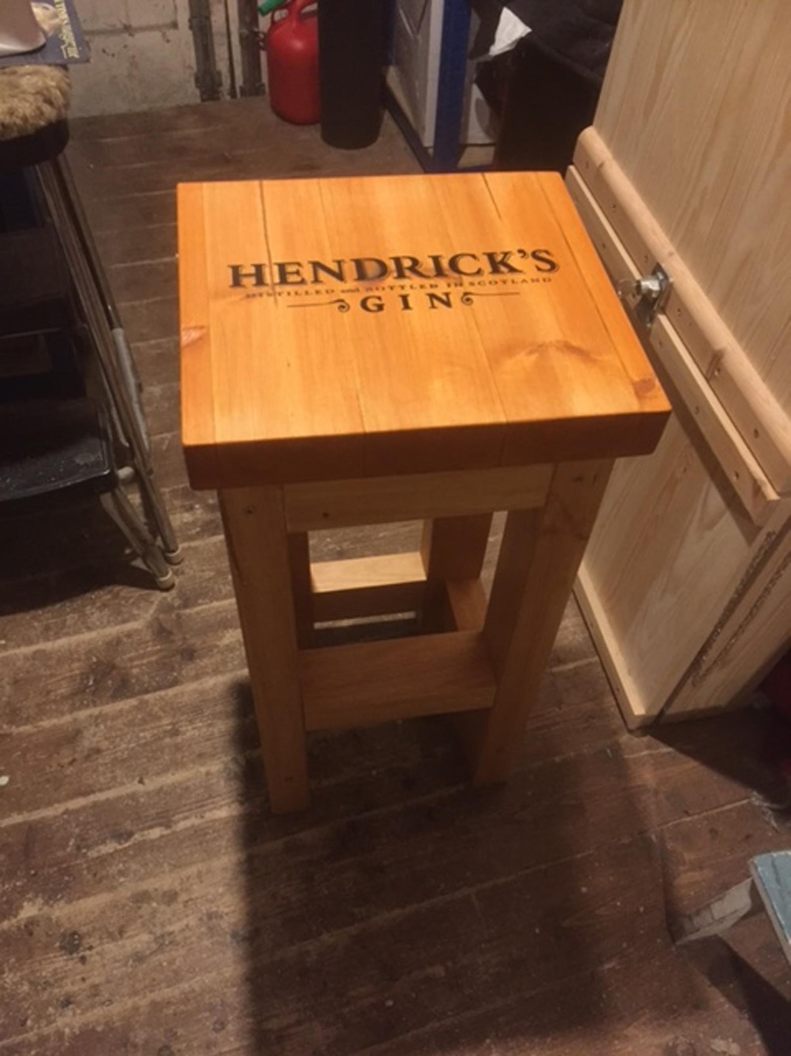 Solid Wood Hand Made Bar Stool | Etsy UK