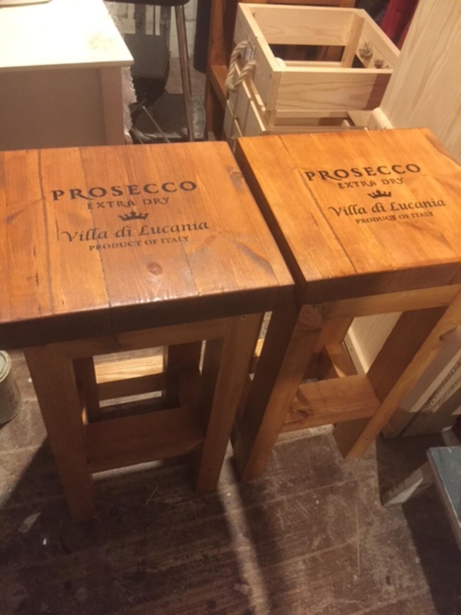 Solid Wood Hand Made Bar Stool | Etsy UK