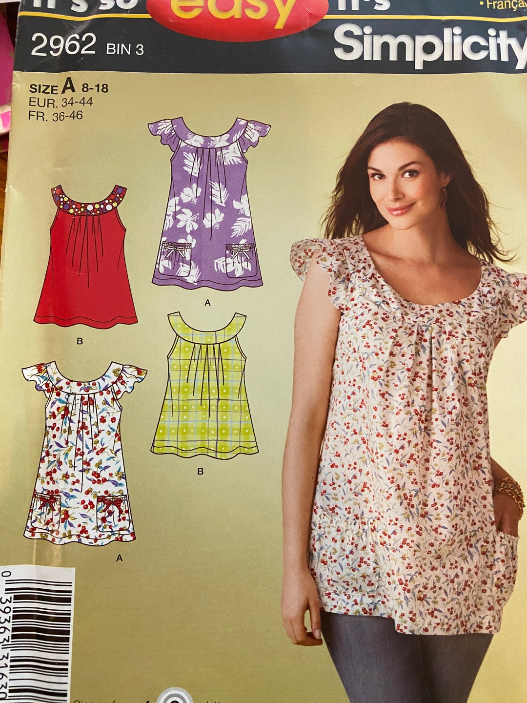 Simplicity 2962 Sizes 8-18 - Etsy