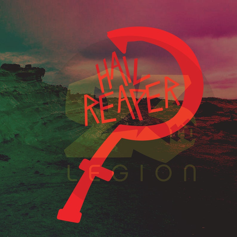 Hail Reaper slingblade Red Rising Inspired Vinyl Decal - Etsy