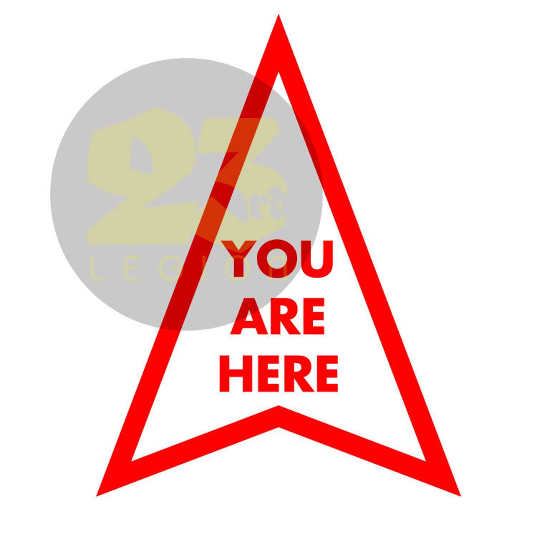 You Are Here - Vinyl Decal - Etsy