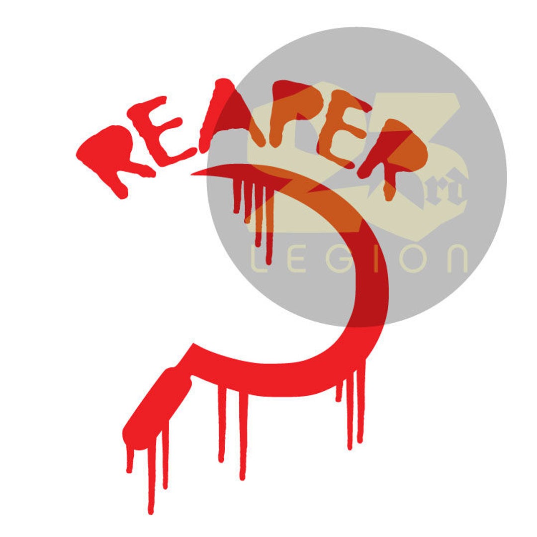 Reaper Graffiti (drip Version) Red Rising Inspired Vinyl Decal | Reaper ...