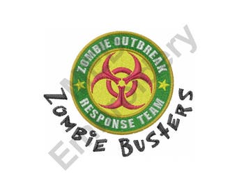 Zombie embroidery | Etsy