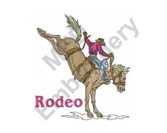 Rodeo embroidery | Etsy