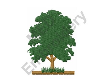 Tree Embroidery Design. Tree applique design. Tree applique.