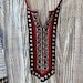 Vintage Indian Cotton Batik Print Dress Size Med, Biba Blue Caftan ...