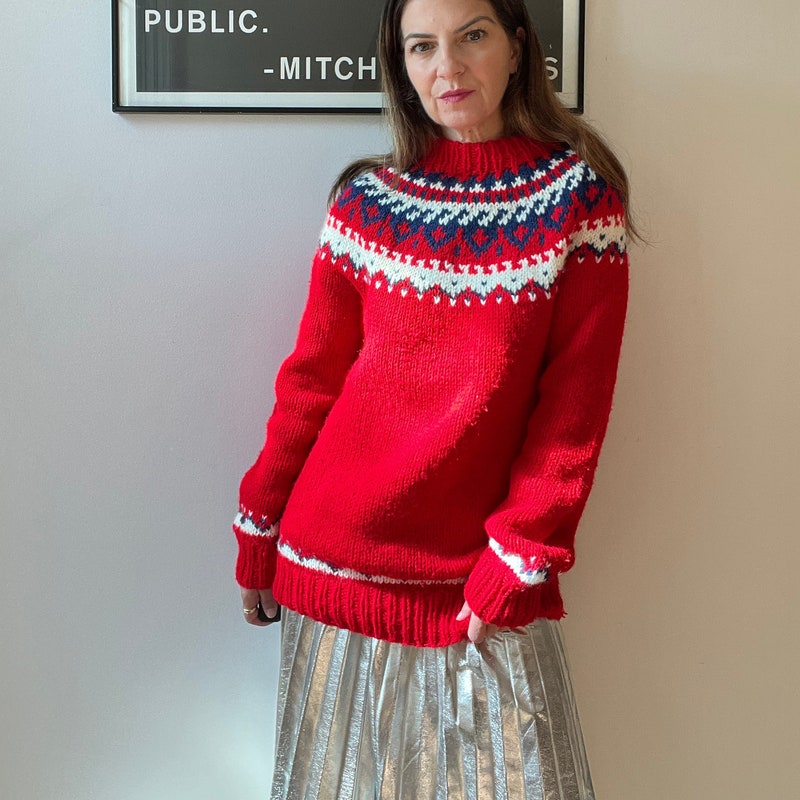 Fair Isle Sweater - Etsy