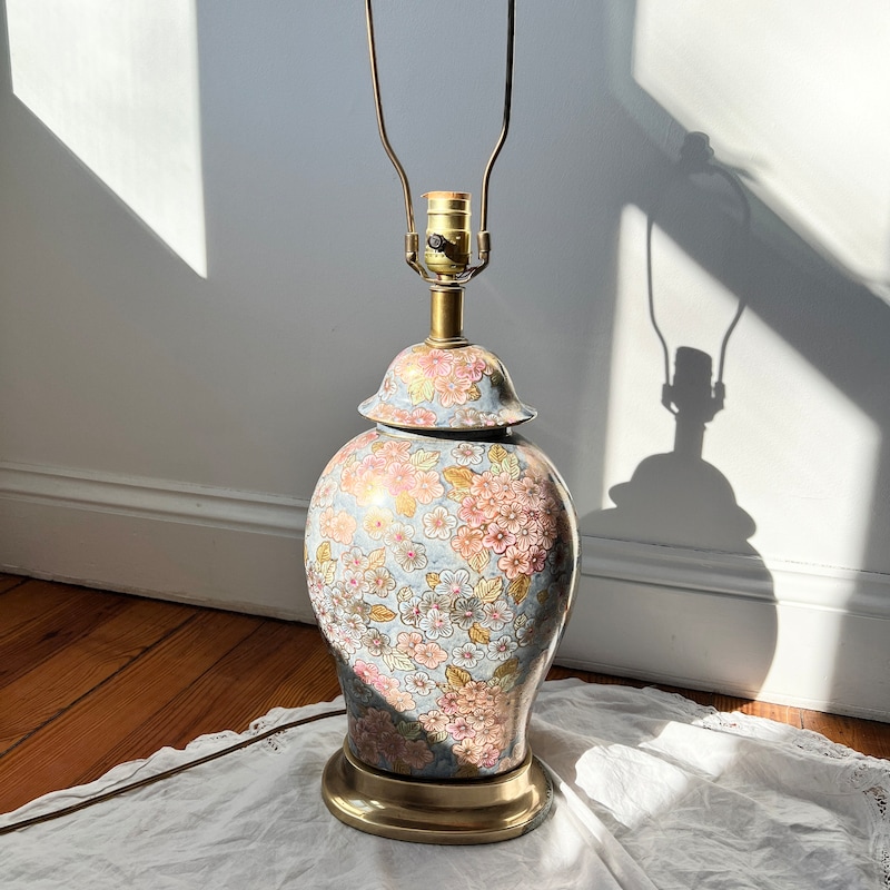 Enamel Table Lamp - Etsy