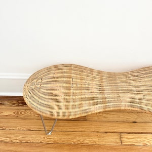 Vintage 90s Ikea Rattan Peanut Stool LOCAL P/UP Only/delivery Avail ...