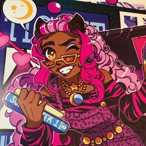 Clawdeen Wolf Poster - Etsy