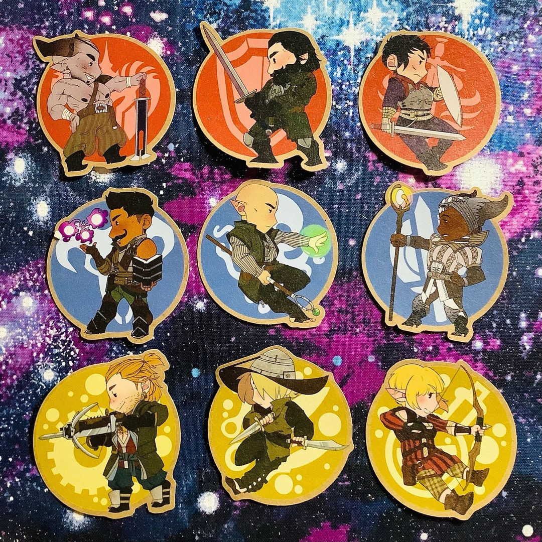 Inquisition: Questing Companions Stickers - Etsy
