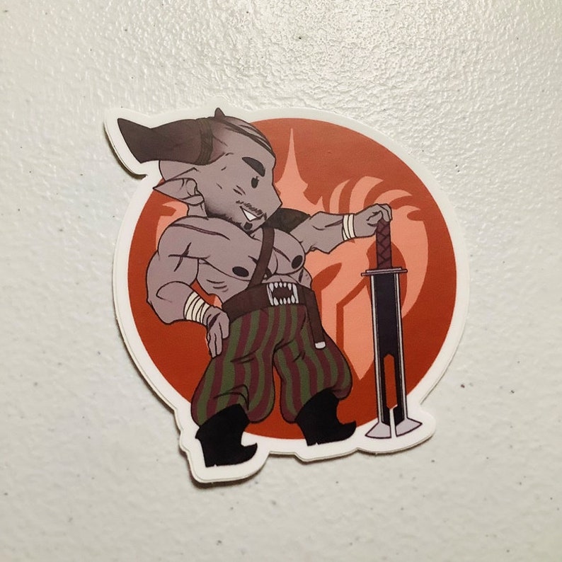 DAI: Iron Bull Sticker - Etsy