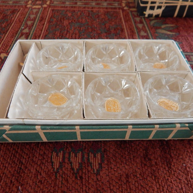 Glass Double Salt Cellar - Etsy