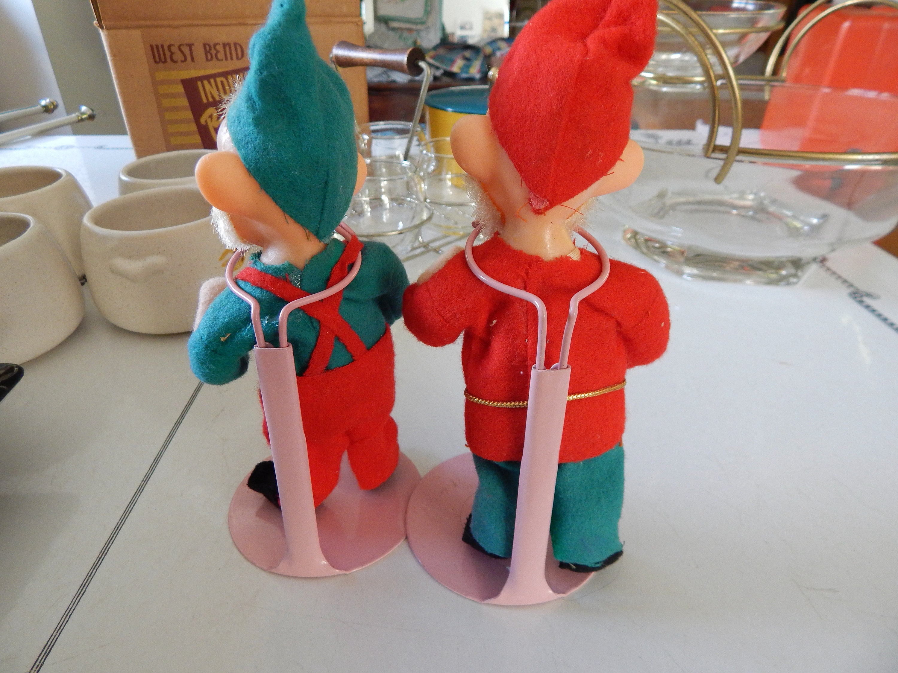 Vintage Felt Christmas Elves Made in Japan Hillbilly Felt - Etsy