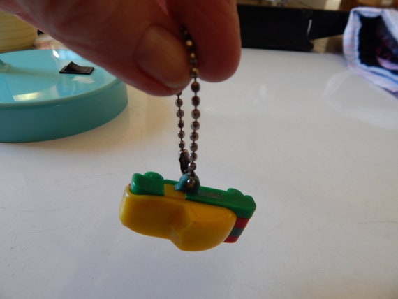 1950s Plastic Puzzle Car Game Key Chain - Vintage Puz… - Gem