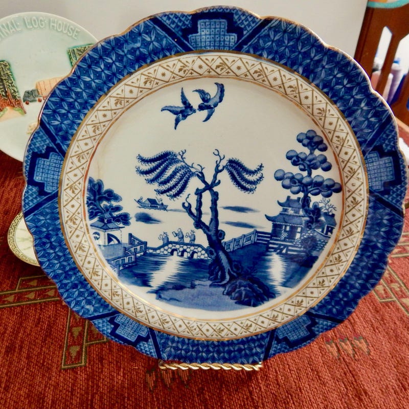 Booths Blue Willow Dinner - Etsy