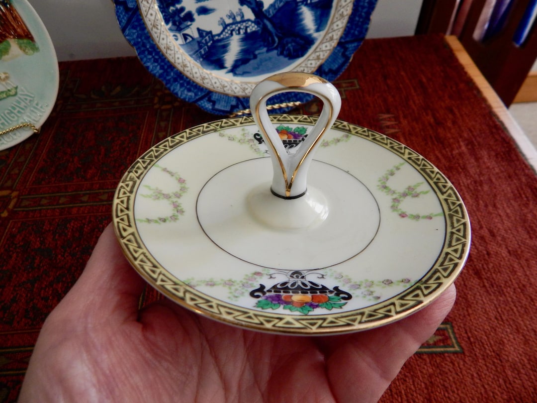 1921 Noritake Morimura China Fruit Basket Pattern Small Tid Bit Bonbon ...
