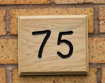Wooden House Numbers | Etsy UK