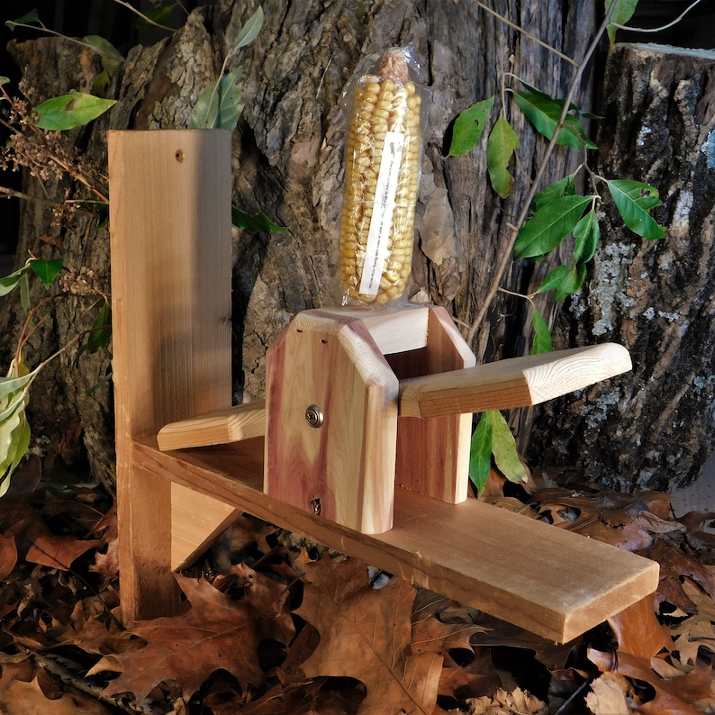 Cob Corn See-saw Squirrel Feeder - Etsy