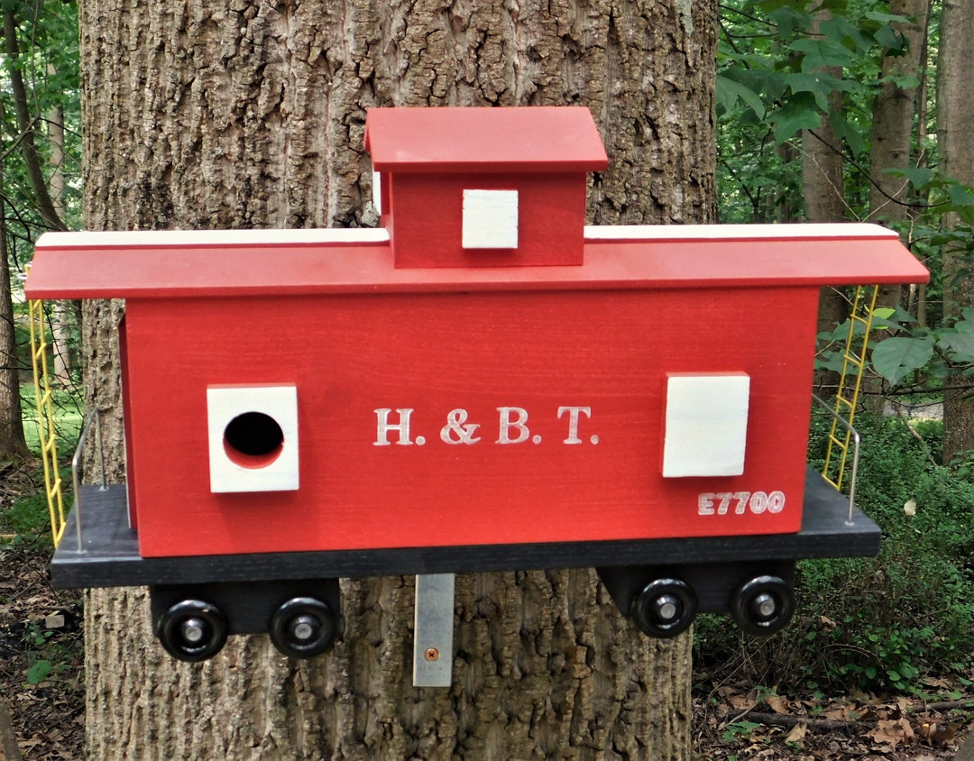Huntingdon & Broad Top Caboose Birdhouse - Etsy