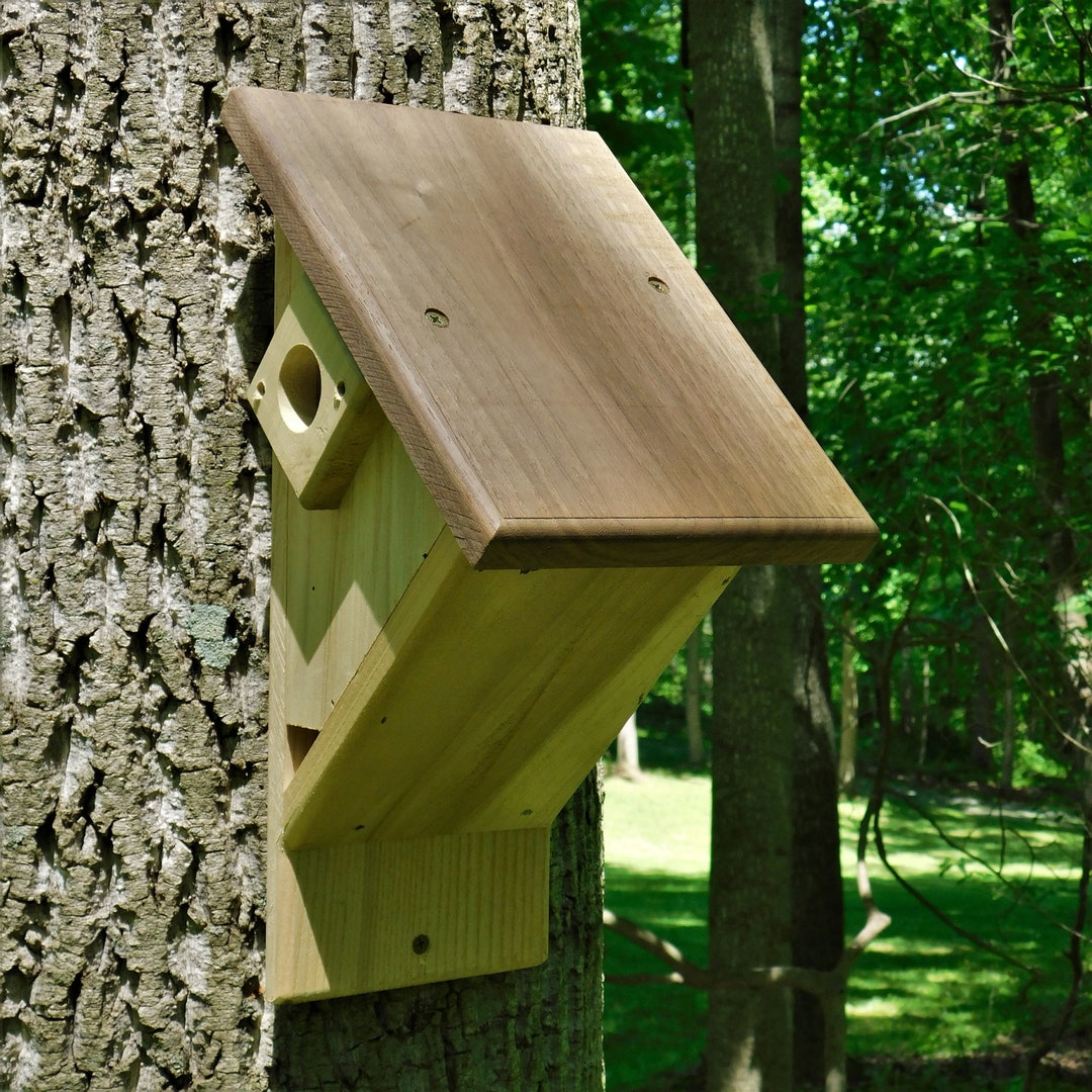 Triangle Wedge Birdhouse - Etsy