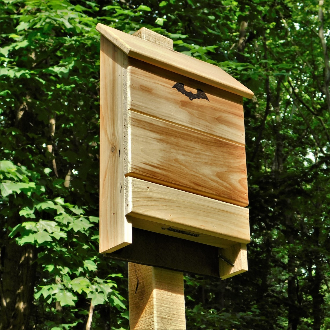 Single Chamber Bat House - With FREE Birdhouse Gift - Etsy