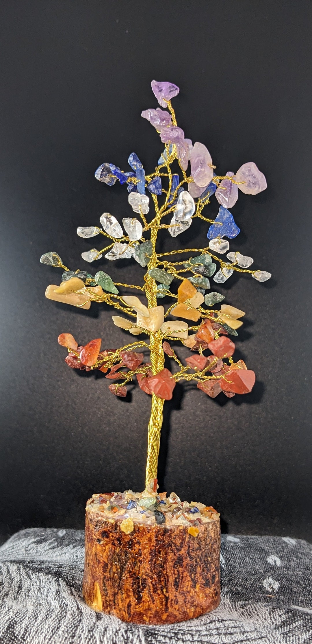 Chakra Gemstone Tree 7 Chakra Gem Tree Crystal Gem Tree - Etsy