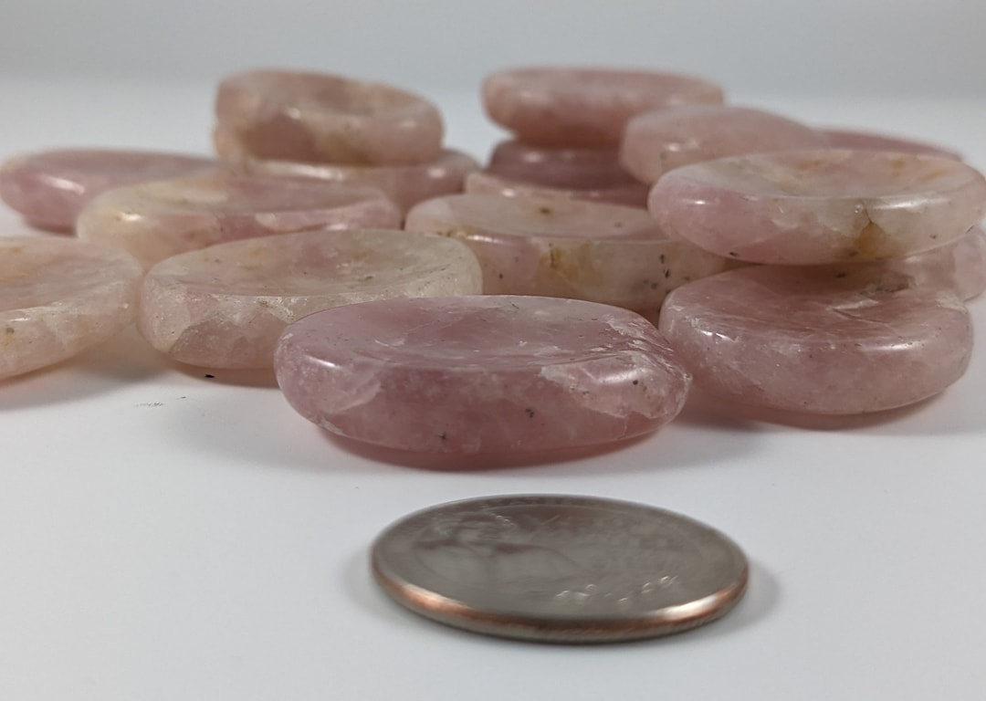 Rose Quartz Worry Stone, Rose Quartz, Worry Stones, Polished Rose ...