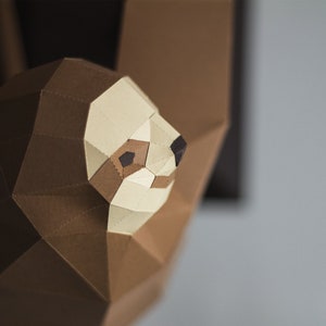 Sloth Papercraft, Paper Sloth, DIY, Paper Animal, Home Decor, Handmade ...