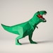 T-rex Papercraft DIY Home Decor Dinosaur Paper Animal - Etsy