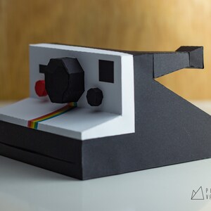 Polaroid Papercraft DIY, Printable Template PDF, Vintage Camera Decor ...