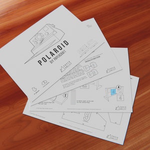 Polaroid Papercraft DIY, Printable Template PDF, Vintage Camera Decor ...