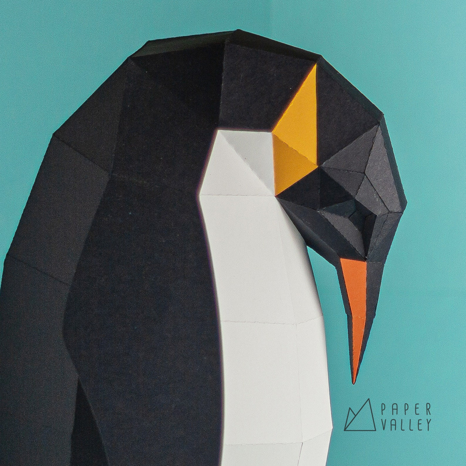 Penguins Papercraft, Momma & Baby, DIY Home Decor, Paper Animal ...