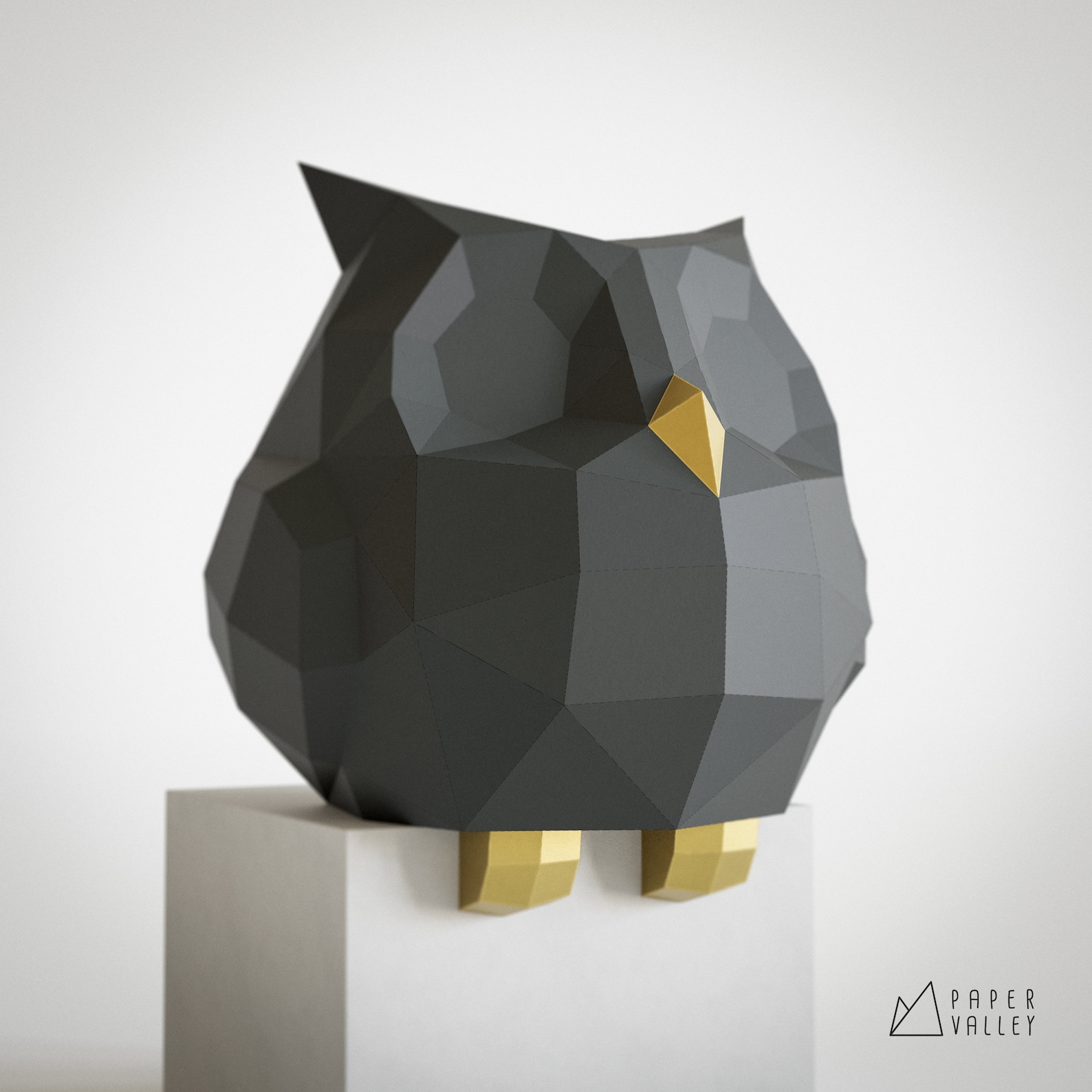 Owl Papercraft DIY Nursery Decoration Bird Lover Home Decor - Etsy