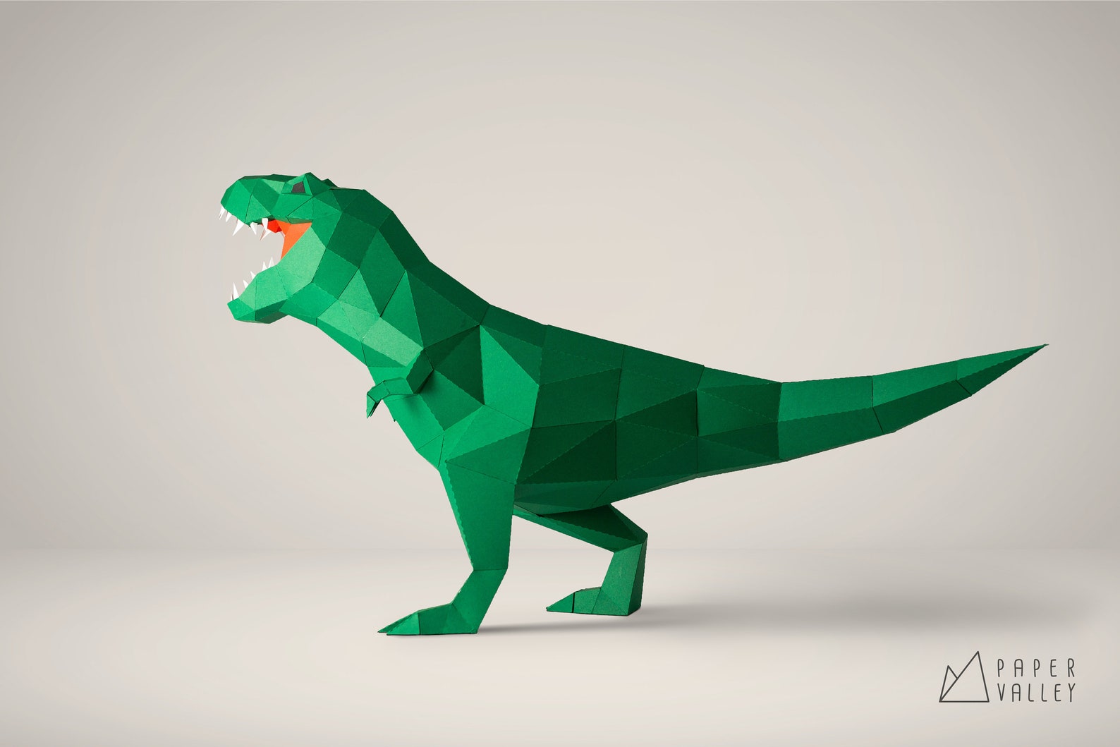 T-rex Papercraft DIY Home Decor Dinosaur Paper Animal - Etsy