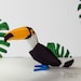 Toucan Papercraft, Paper Toucan, DIY, Paper Animal, Home Decor ...