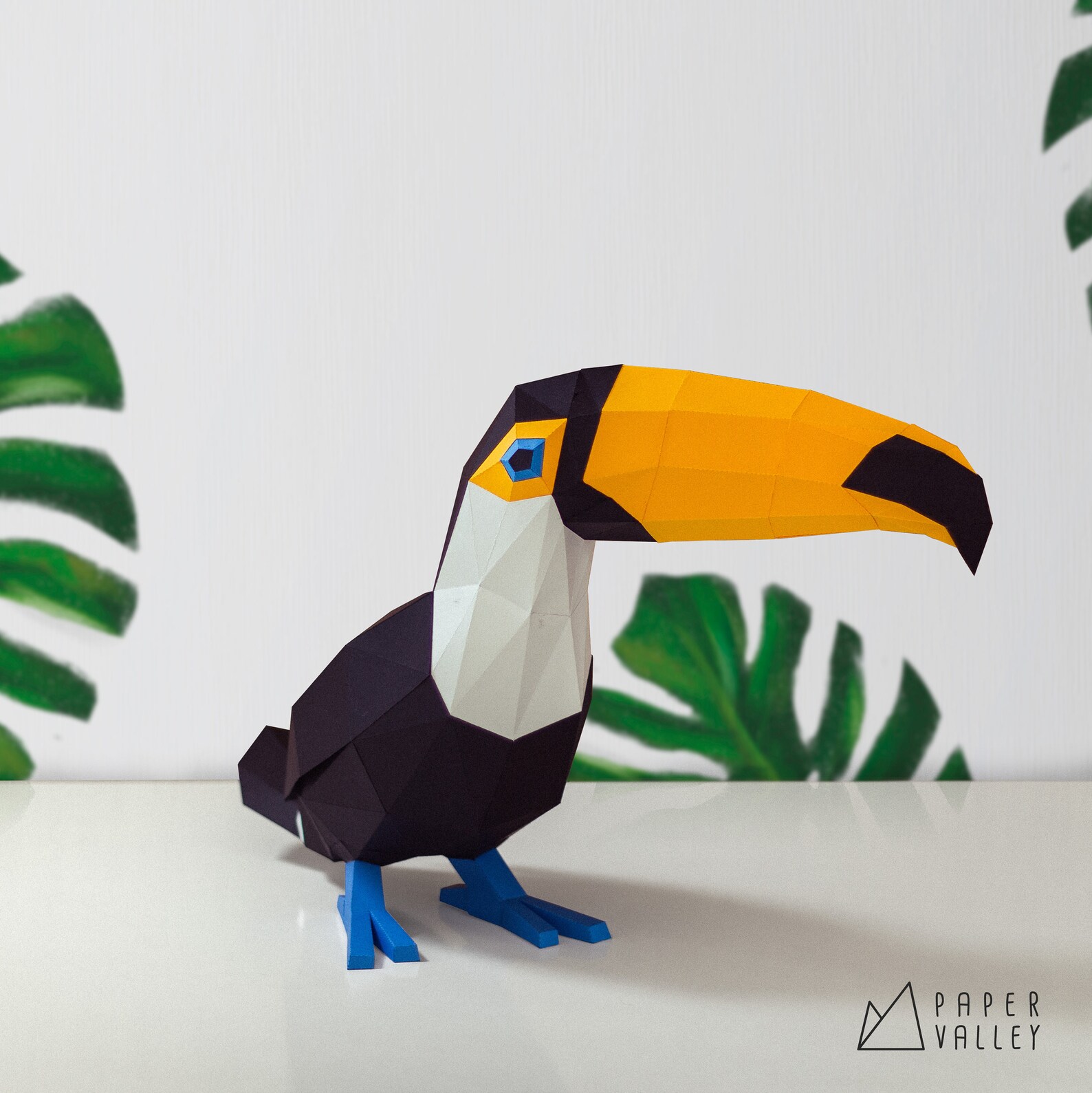 Toucan Papercraft, Paper Toucan, DIY, Paper Animal, Home Decor ...